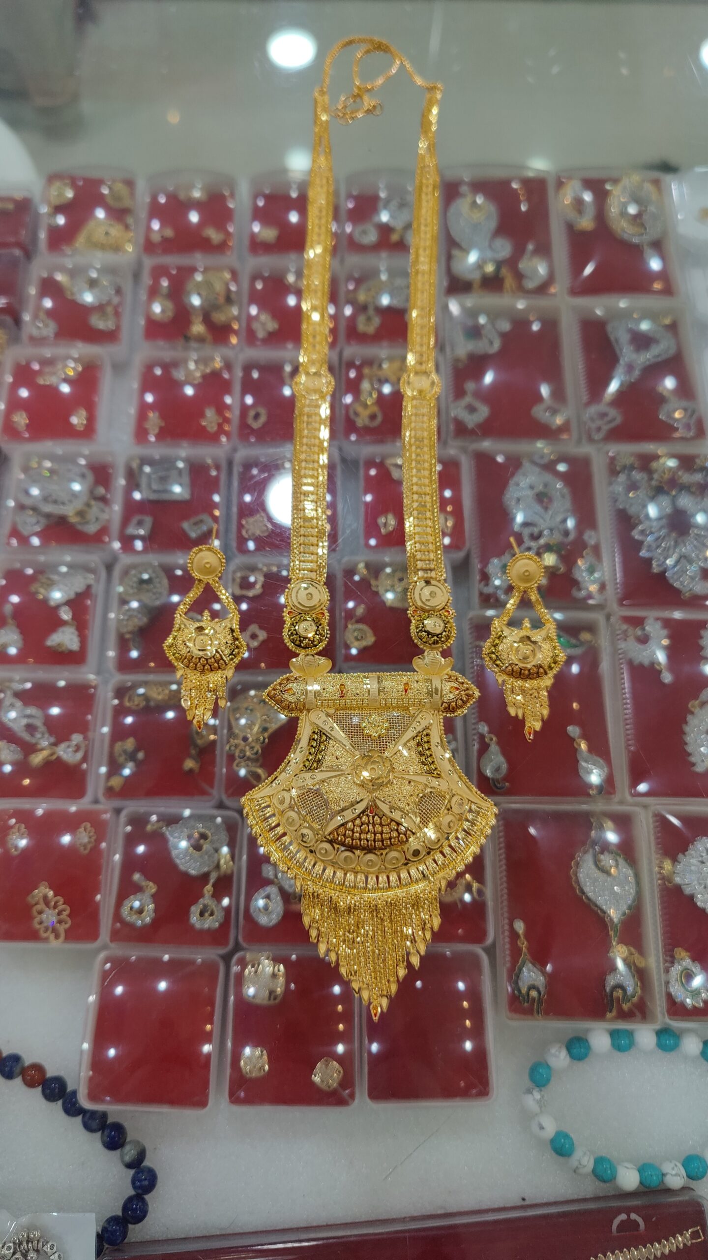 Gold Plated-Plain Long Haram_24024 – The Jewellary Place