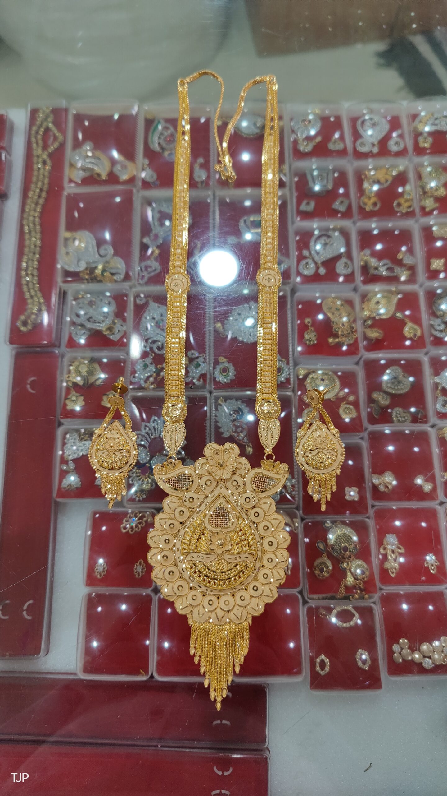Gold Plated Plain Long Haram_22719 – The Jewellary Place