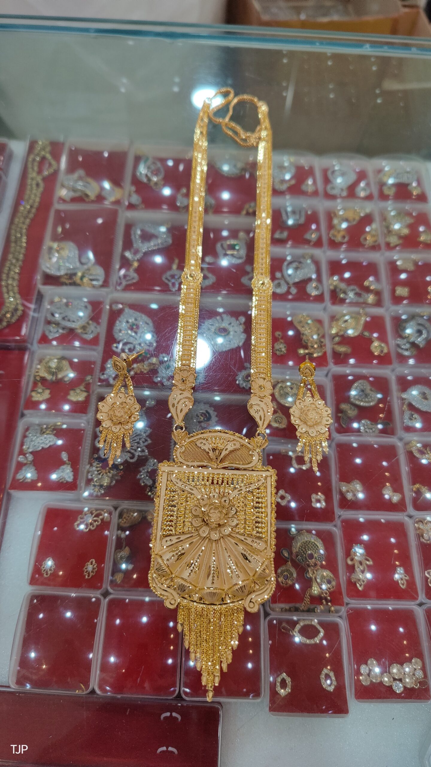 Gold Plated Plain Long Haram_22721 – The Jewellary Place
